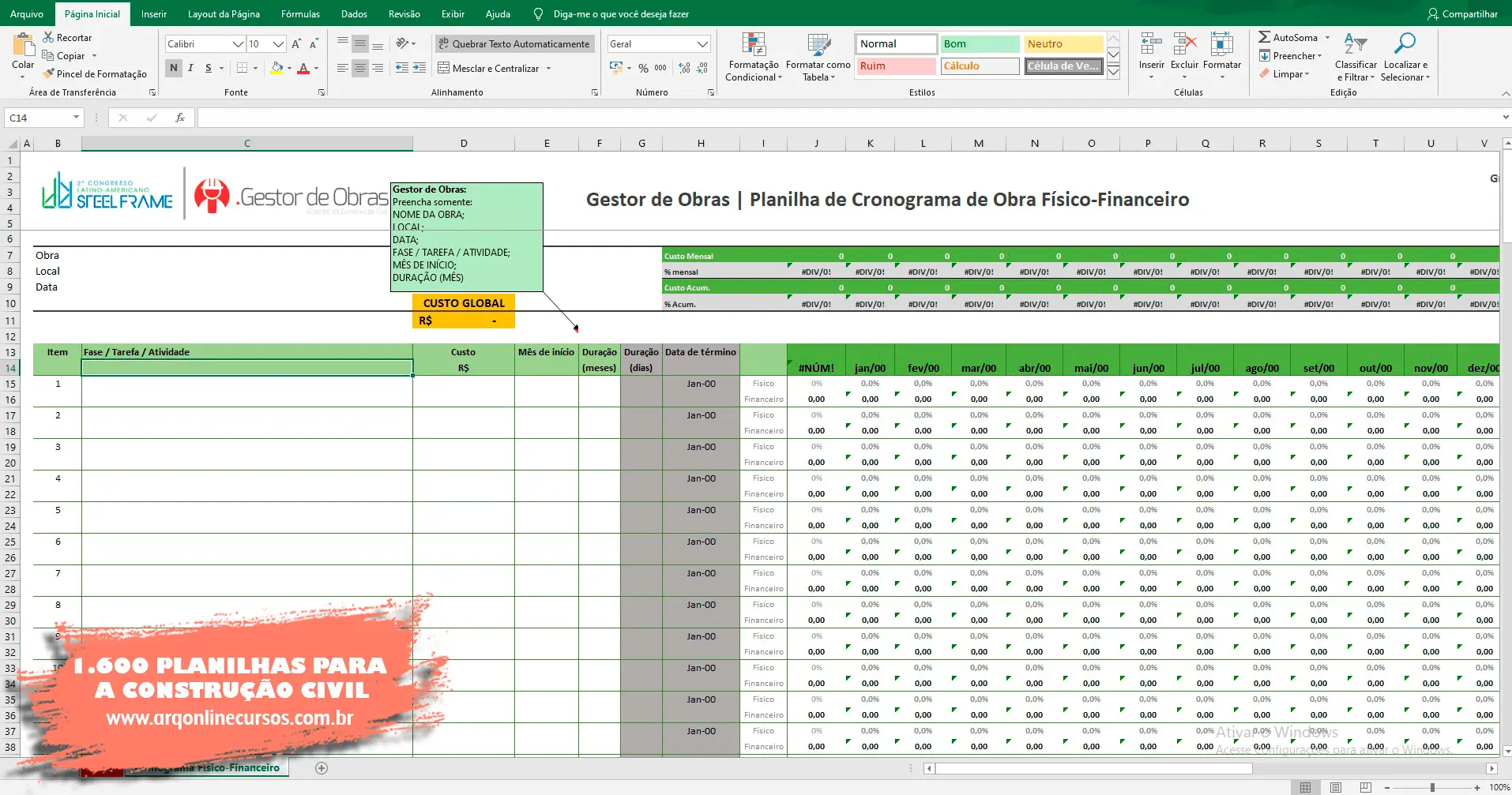 Download Planilhas para Construção Civil - 1600 Planilhas Gratuitas ️ ... Download Planilhas para Construção Civil - 1600 Planilhas Gratuitas ️ ...